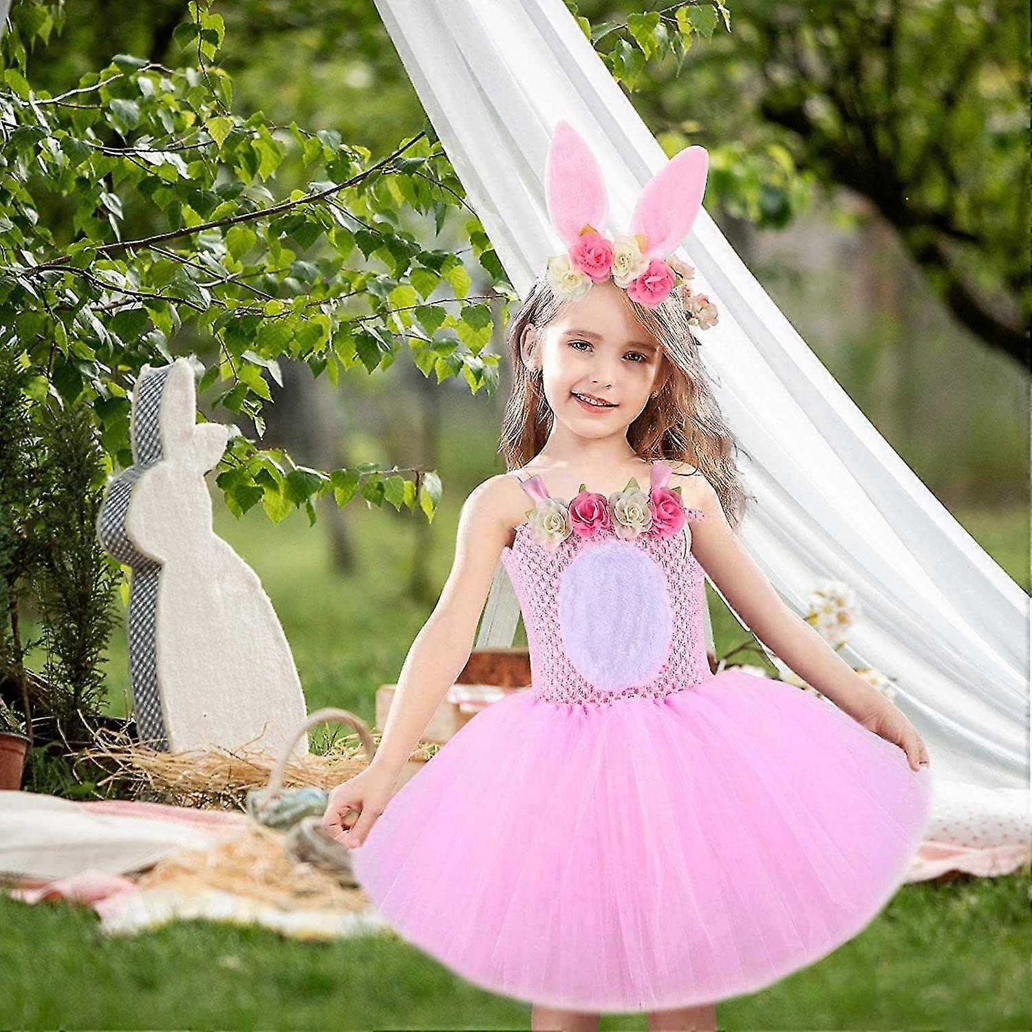 Easter Bunny Dress For Girls | Kids Easter Bunny Costume Set - Easter ...