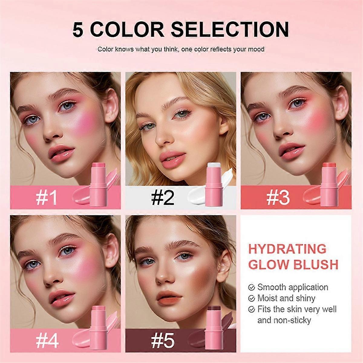 Cooling Water Jelly , Fruit Jelly Blush Multi-Use Milk Jelly Blush Lip ...