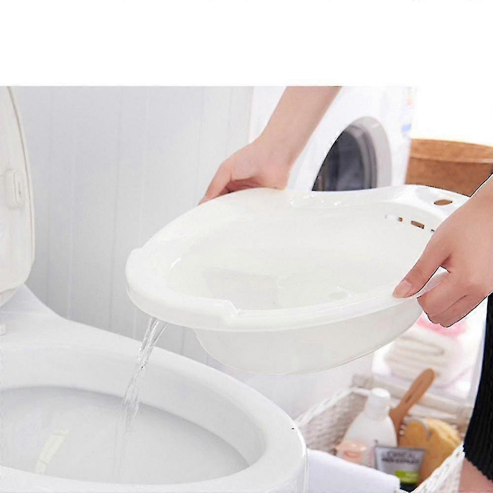 Sitz Bath Basin For Toilet Seat Elderly Postpartum Hemorrhoids Patient ...