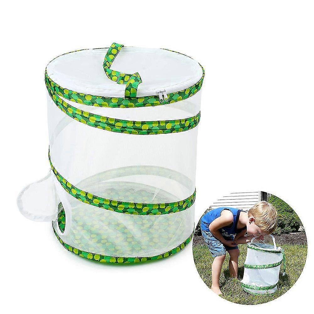 Garden Butterfly Habitat Mesh Cage Portable Folding Dragonfly Firefly ...