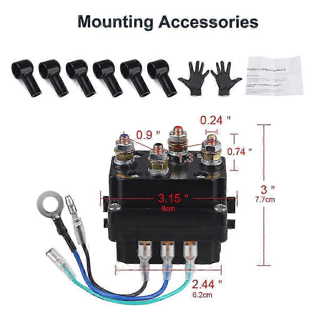 Superior 12V 24V universal winch electromagnetic relay contactor winch ...