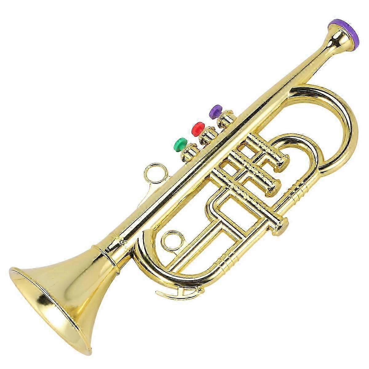 Trumpet 3 Tones 3 Colored Keys Simulation Play Mini Musical Wind ...