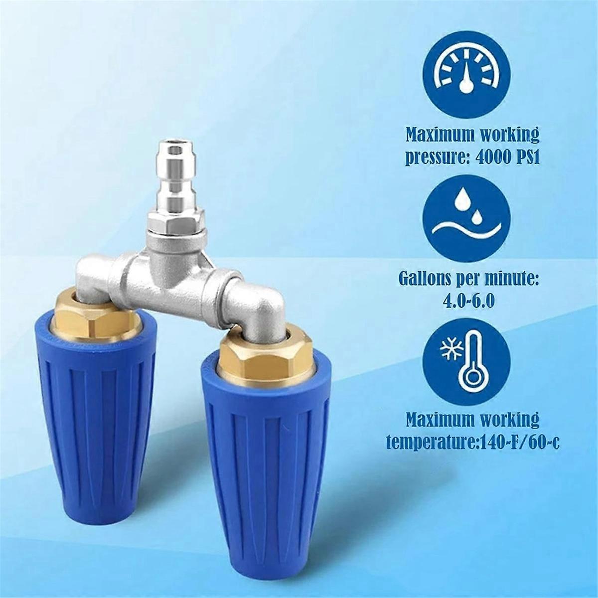 Twin/Triple Turbo Nozzle,Triple/Dual Turbo Nozzle Pressure Washer ...