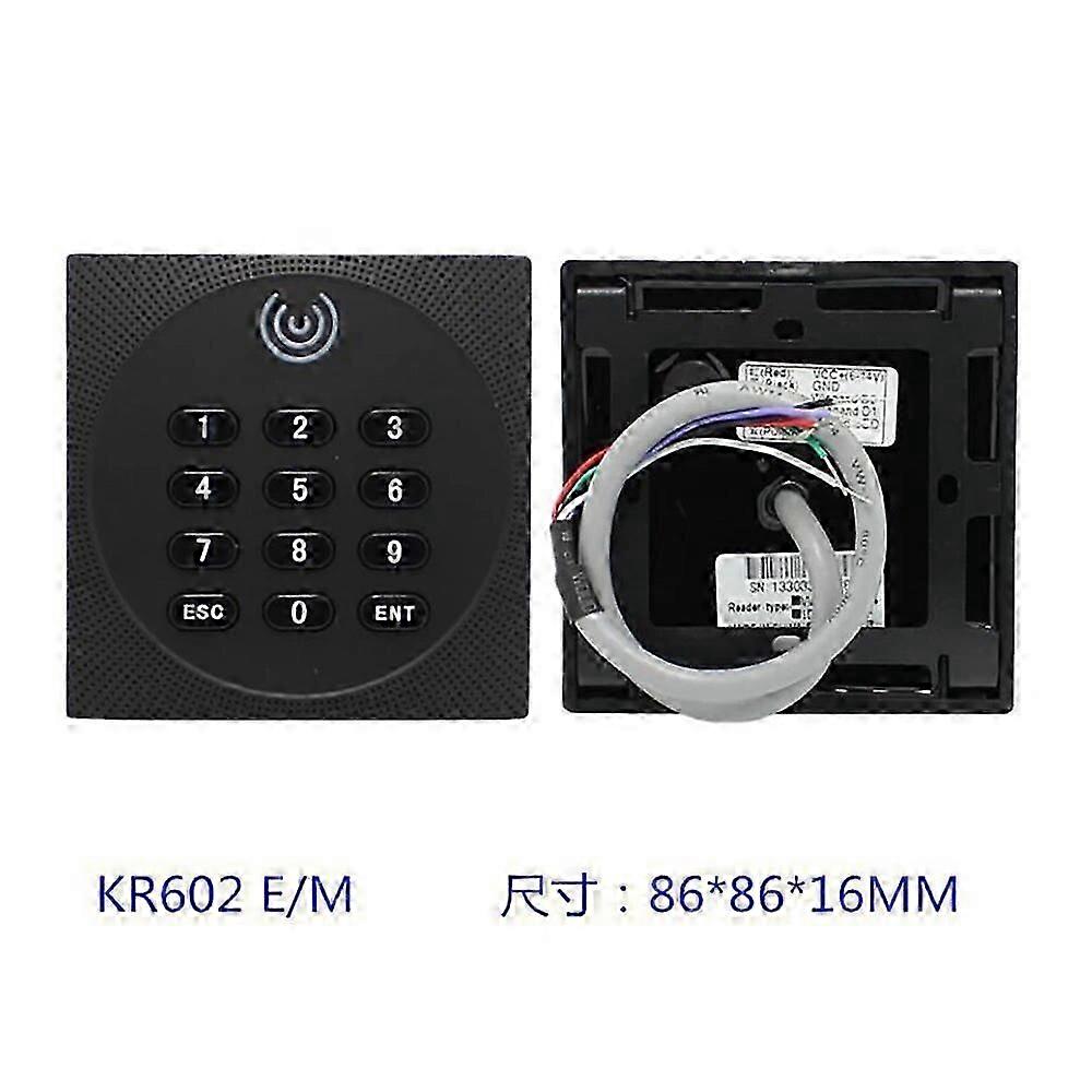 Entry Access Control Keyboard Wiegand 26 34 Card Password Reader Door ...