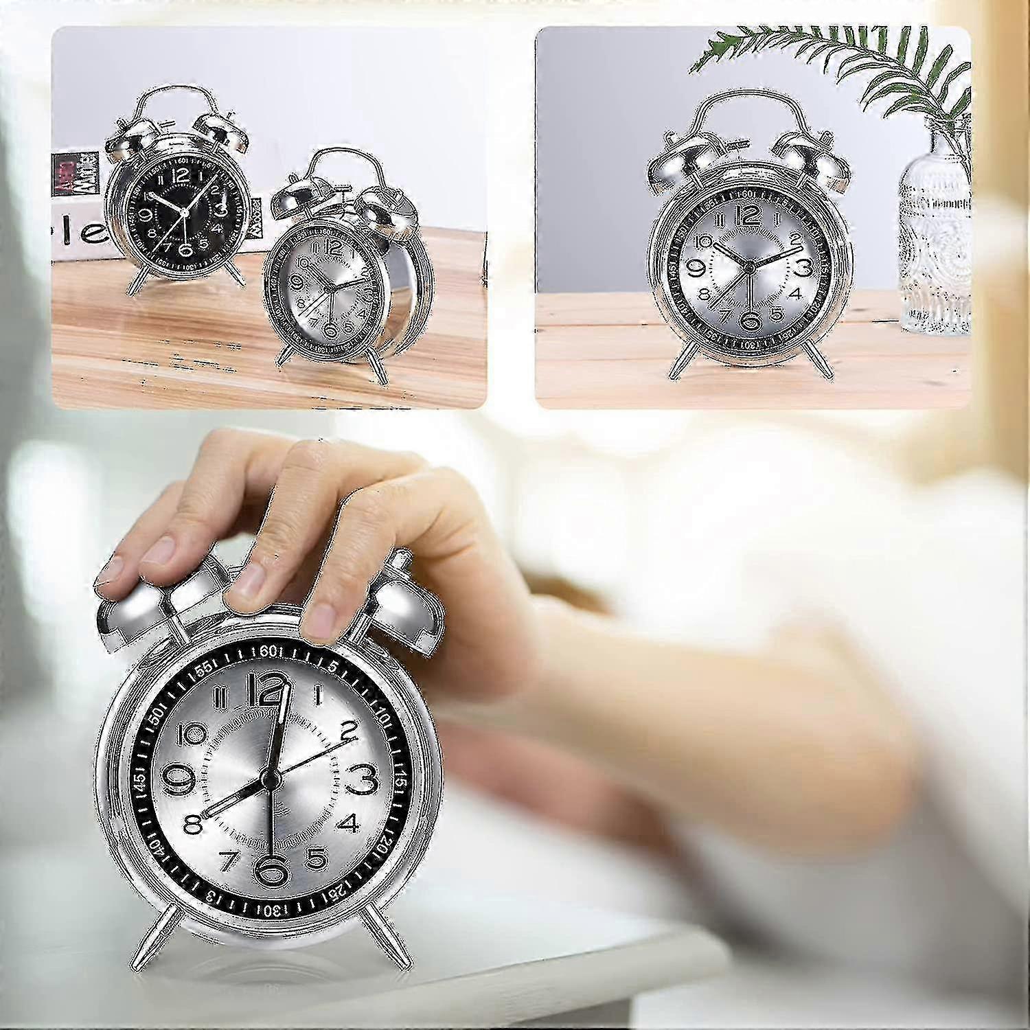 Loud quartz alarm clock for deep sleepers | Fruugo UK