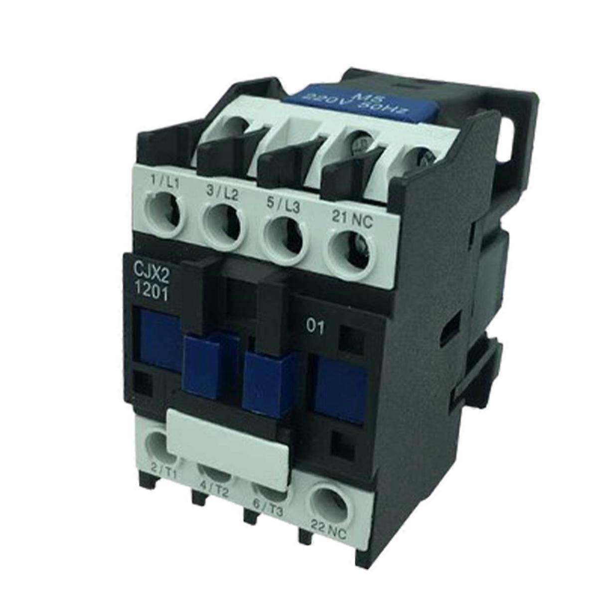 CJX2-1210 220V 25A 50/60HZ Coil Motor AC Contactor 3 Poles Normally Open | Fruugo UK
