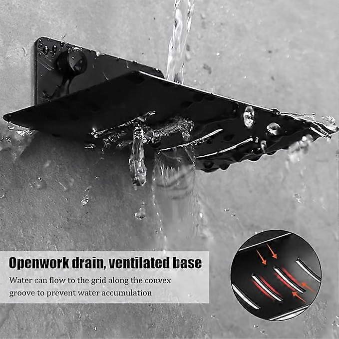 Wall Mounted Soap Dish, 2 Pieces Stainless Steel Soap Dish No Drilling ...