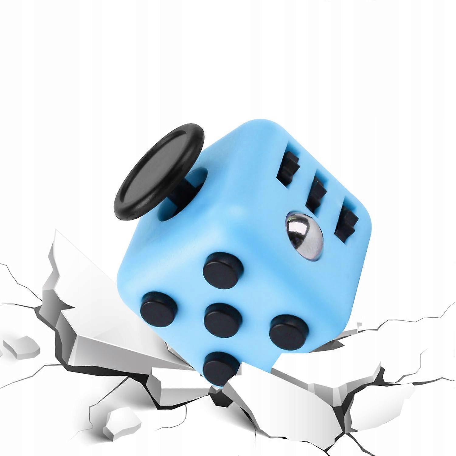 4x Hand Cube Anti-stress Cube Fidget Cube Toys Buttons Knobs In Hand ...