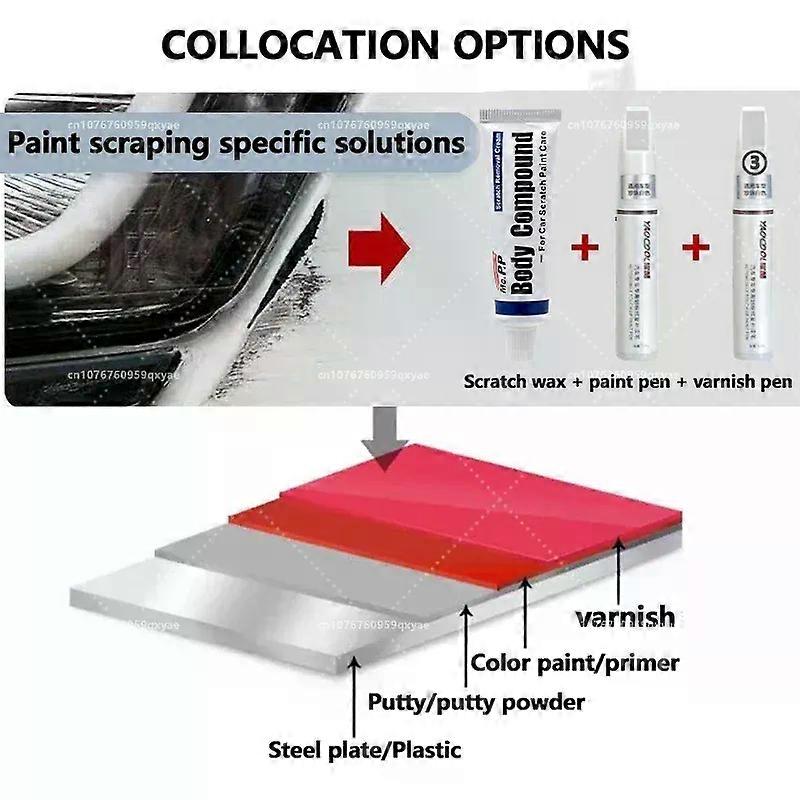 2pcs For Toyota CHR Touch up pen Pearl White Varnish Pen Automotive ...