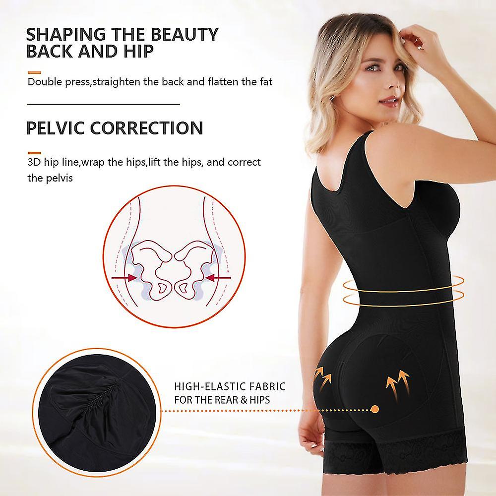 High Compression Short Girdle With Brooches Bust For Daily And Post ...