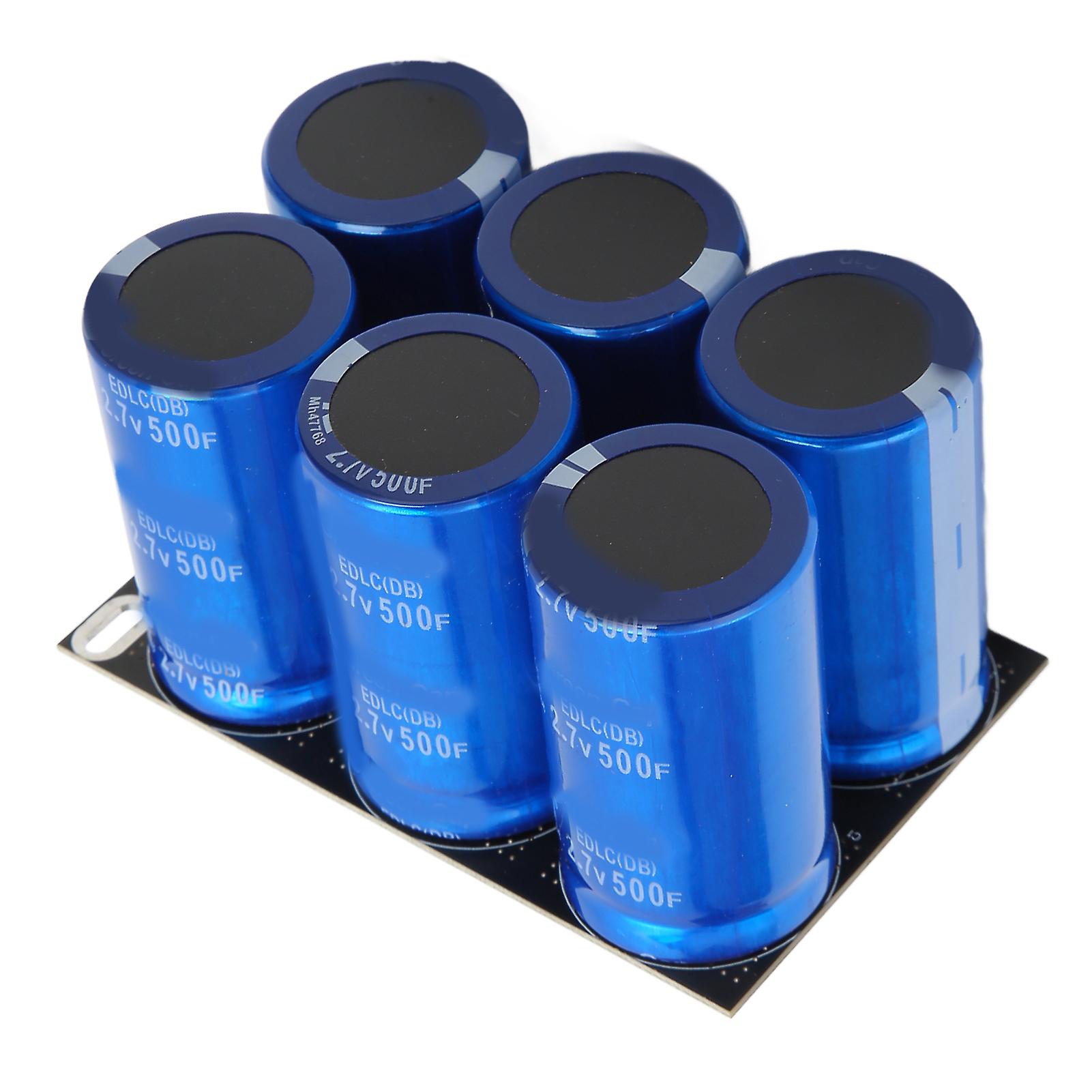 16V 83F Total Capacitor High Current Discharge 6Pcs 2.7V 500F ...