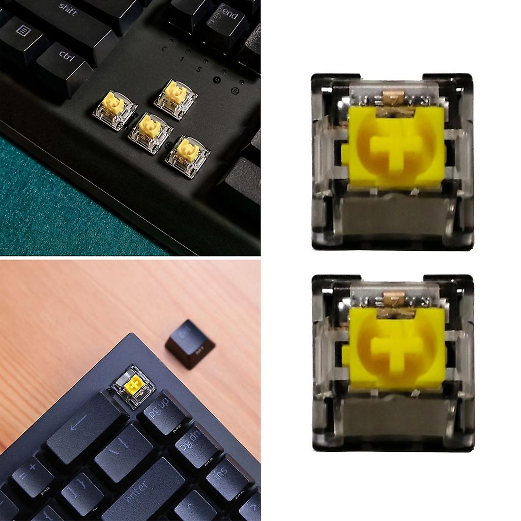 Gaming Keyboard Switches for Razer Blackwidow V3 Pro RGB Yellow Axis ...