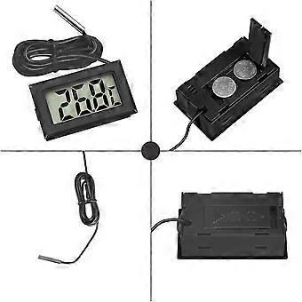 Mini Digital LCD Thermometer Temperature with Temperature Probe Sensor ...