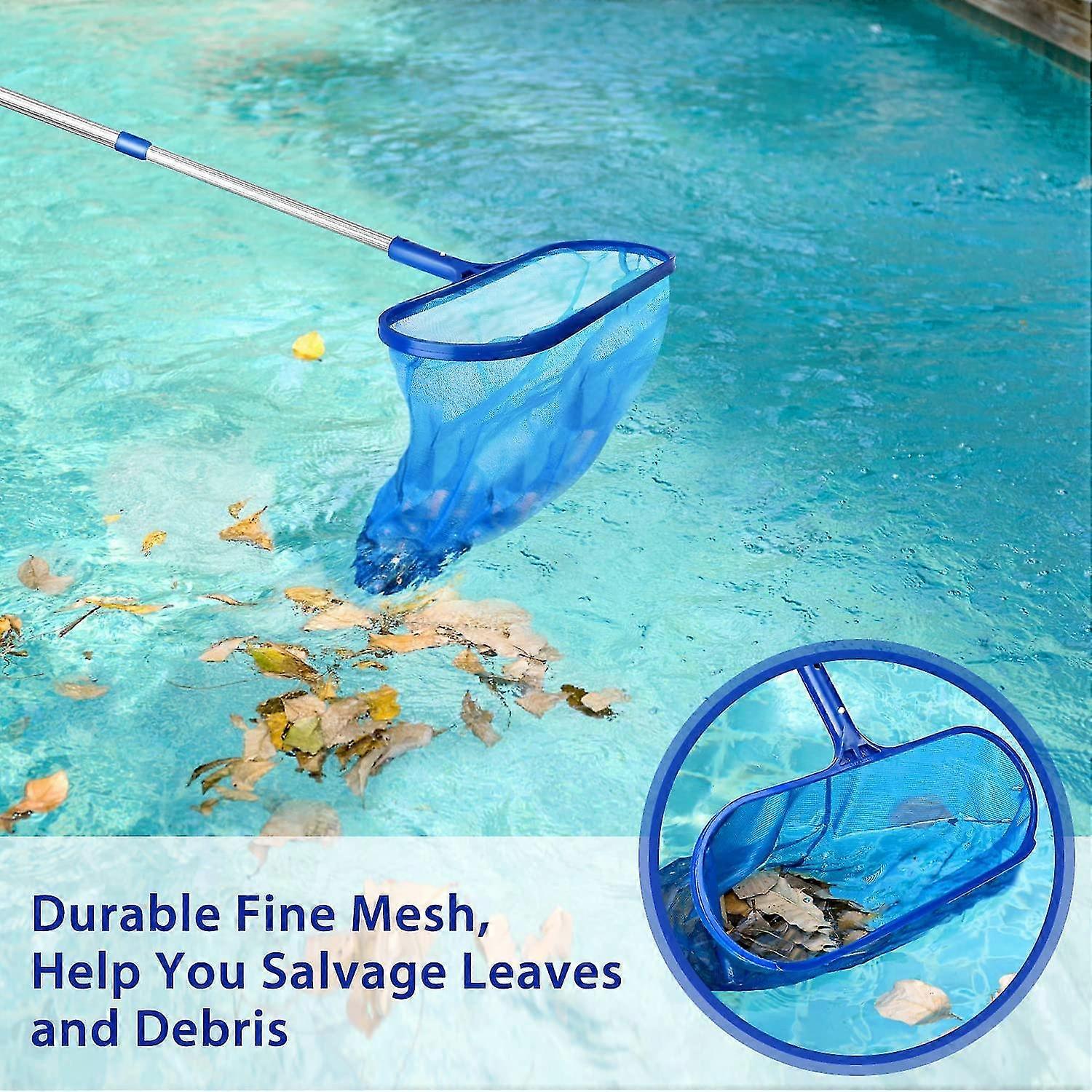 Professional Pool Skimmer - Fine Mesh Net - Suitable For Spas, Swimming ...