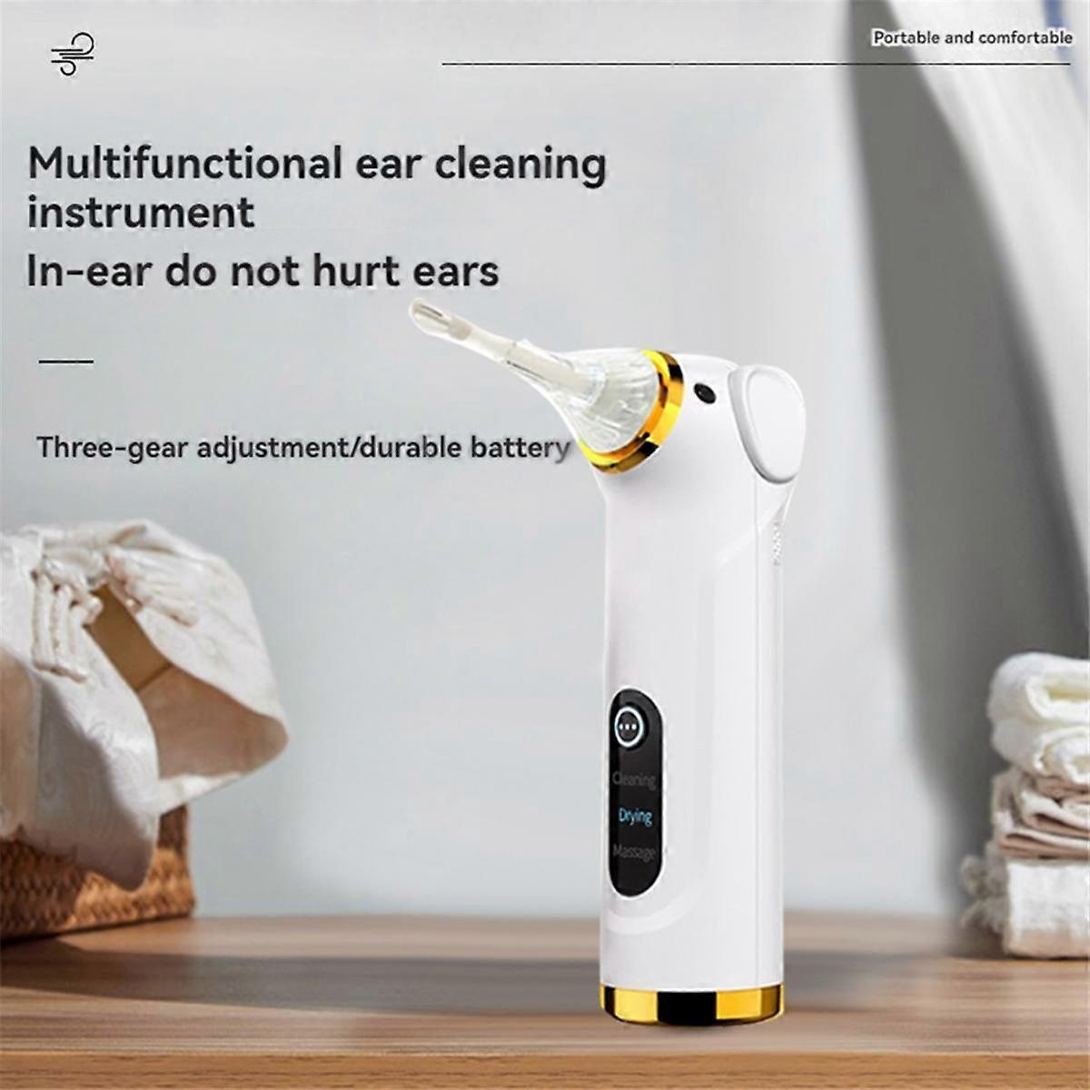 Electric Tool Ear Cleaning Kit - Drying Ear Canal & Massaging Ear, for ...