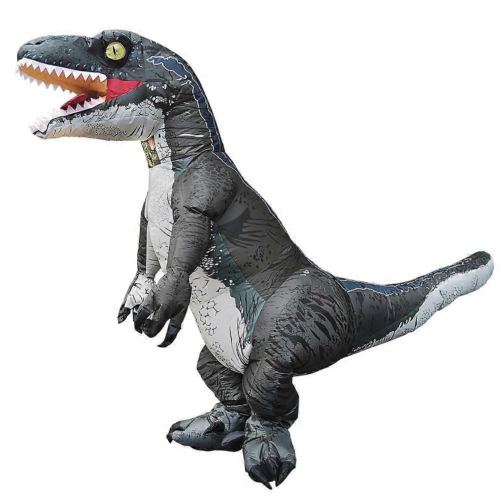 Adult Velociraptor Cartoon Carnival Suit Cosplay Raptor Inflatable ...
