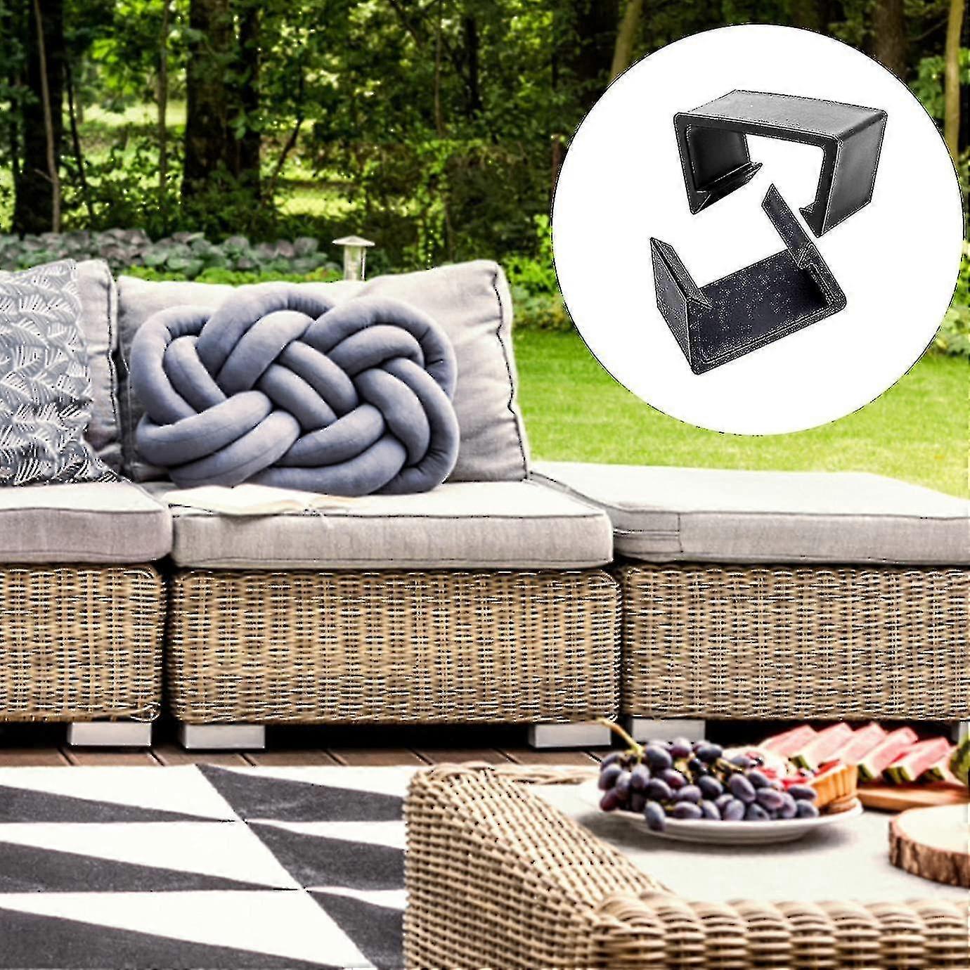 8 Pcs Rattan Furniture Clips, Patio Wicker Furniture Clips Outdoor ...