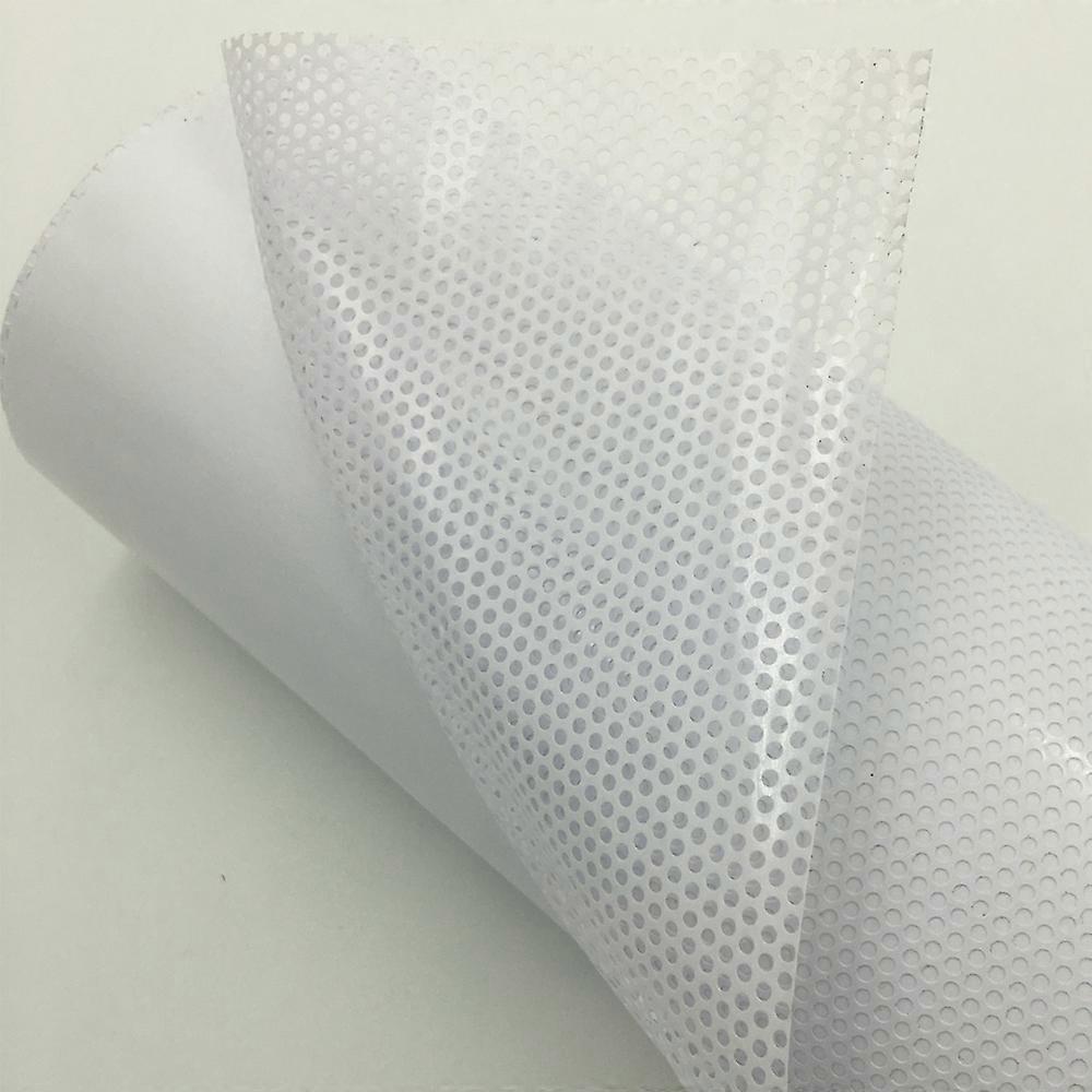 Mesh Film One Way Vision Tint Perforated White Fly Eye Window Car Rear ...