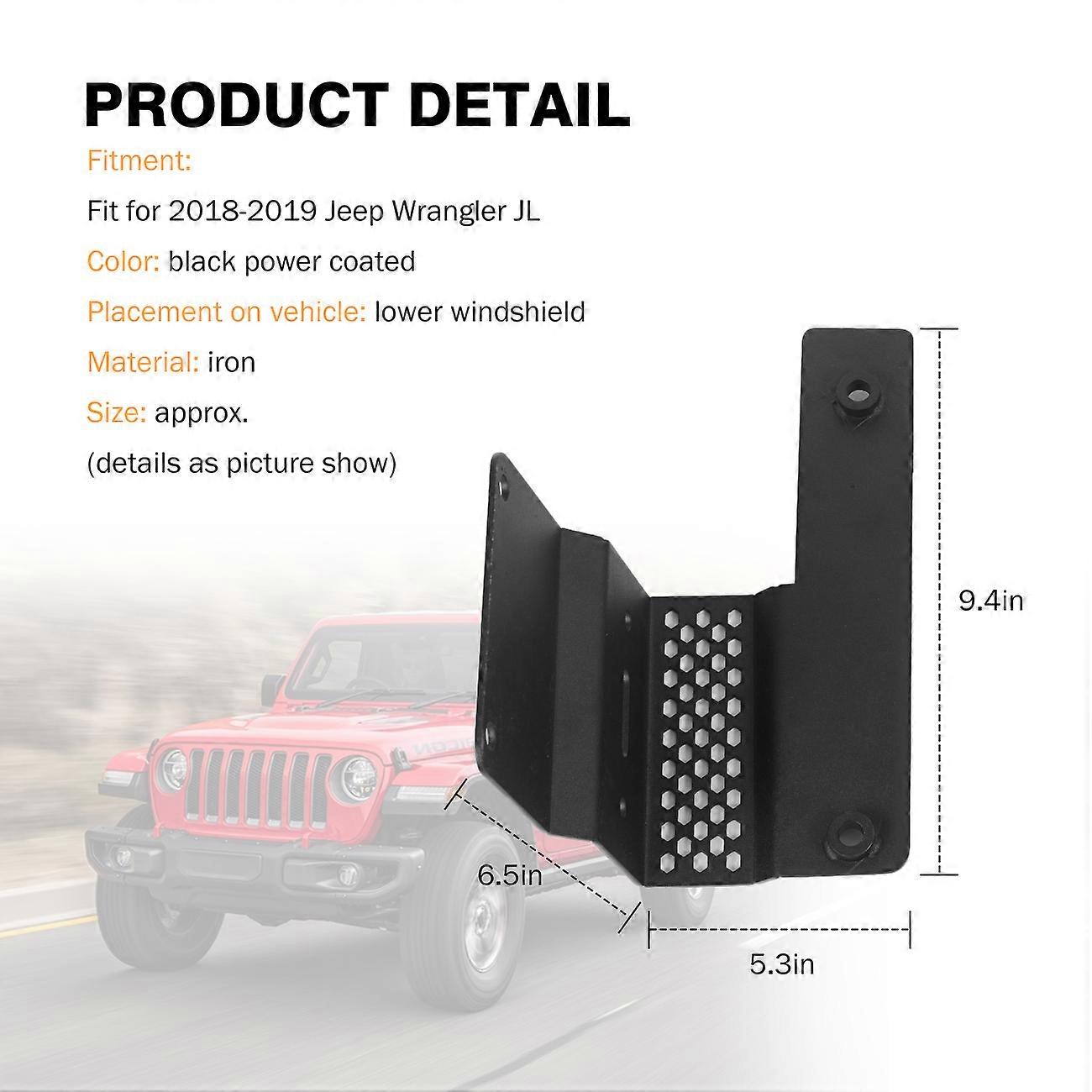 Car LED Work Light Brackets Hood Corner A-Pillar Mounting Holders ...