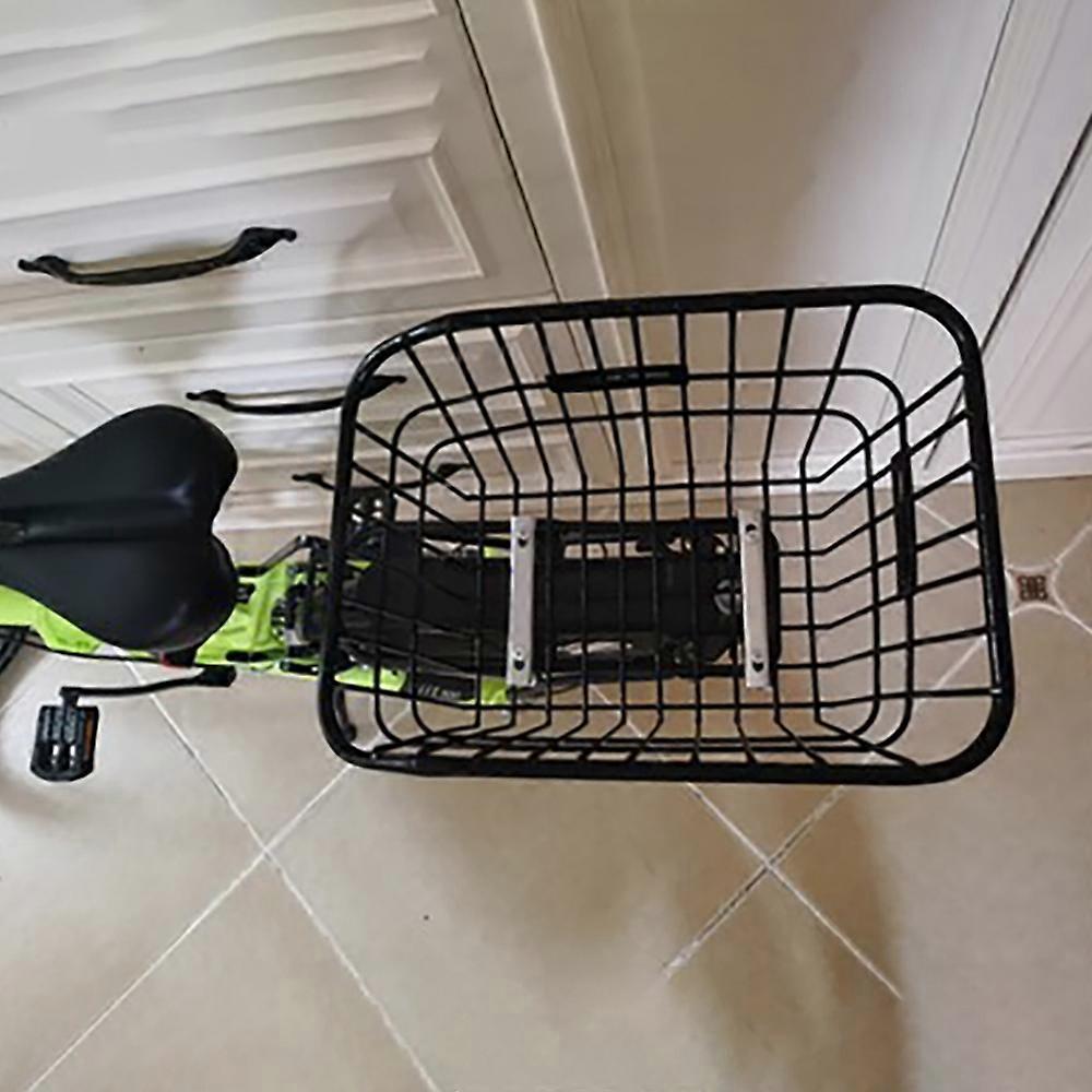 Rear Bike Basket Waterproof Capacity Metal Wire Bicycle Basket for Most ...