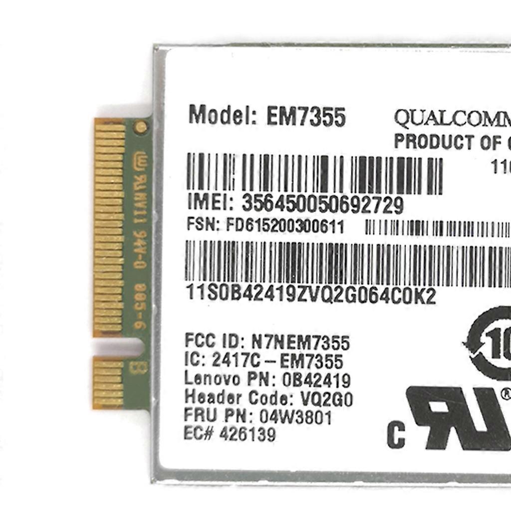 4G Card Module EM7355 Gobi5000 WWAN PCIe Wireless AirPrime ...