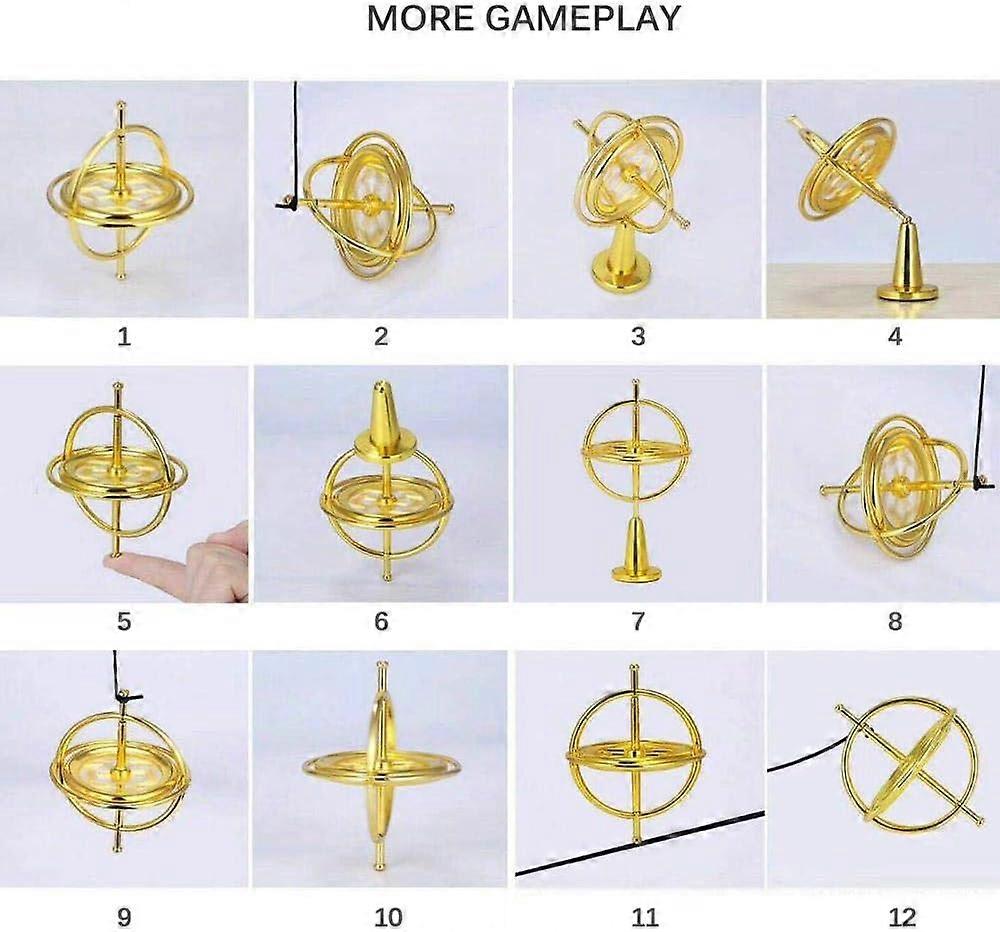 Gyroscope Metal Anti-Gravity Spinning Top Gyroscope Balance Toy Educational Gift | Fruugo AU