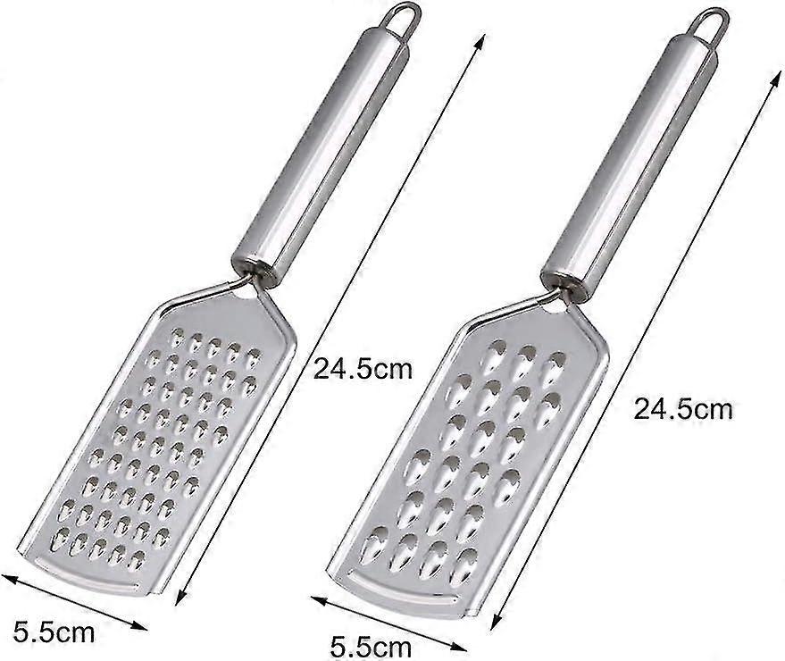 2pcs Kitchen Grater, Cheese Grater Fine Grater For Kitchen With Handle ...