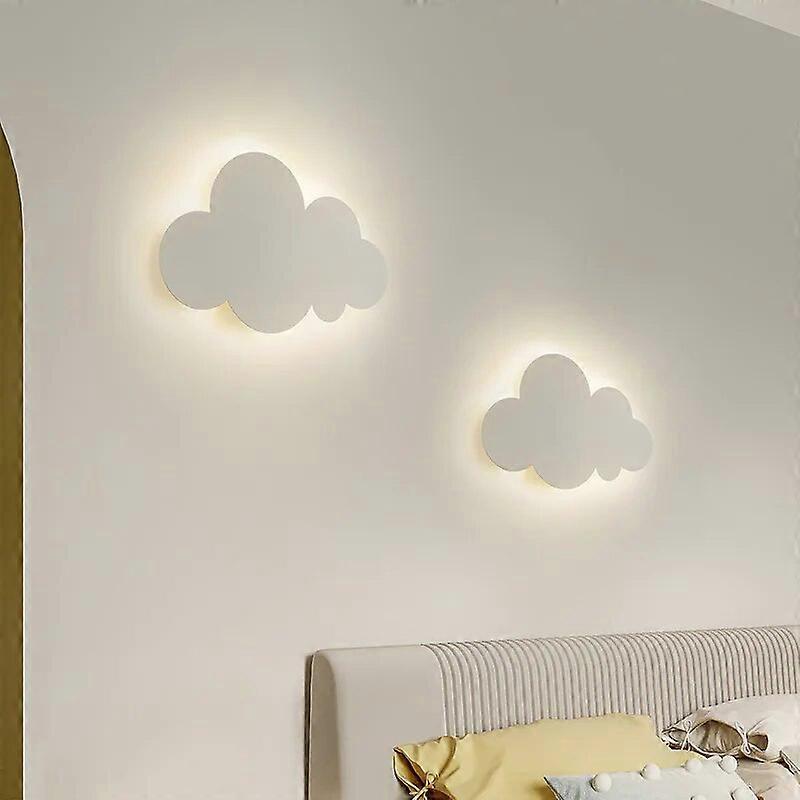 LED Cloud Wall Lamp Modern Living Room Girl Kid's Bedroom Bedside ...