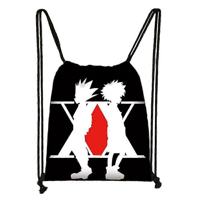 Anime HUNTERxHUNTER Ryggsäck Hunter X Hunter Kvinnor Dragsko Väska HXH ...