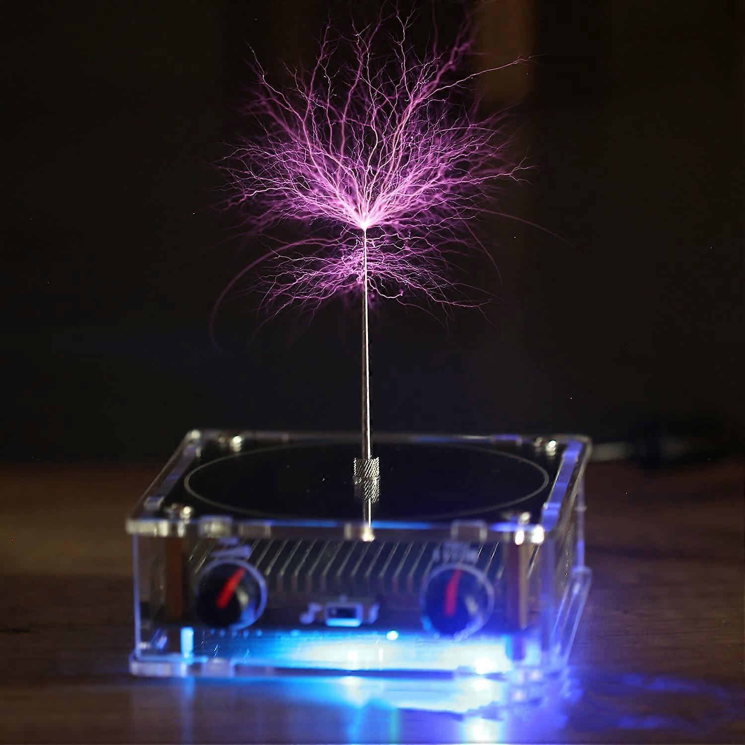 Bluetooth Musical Tesla Coil Touchable Artificial Lightning Spark Gap ...