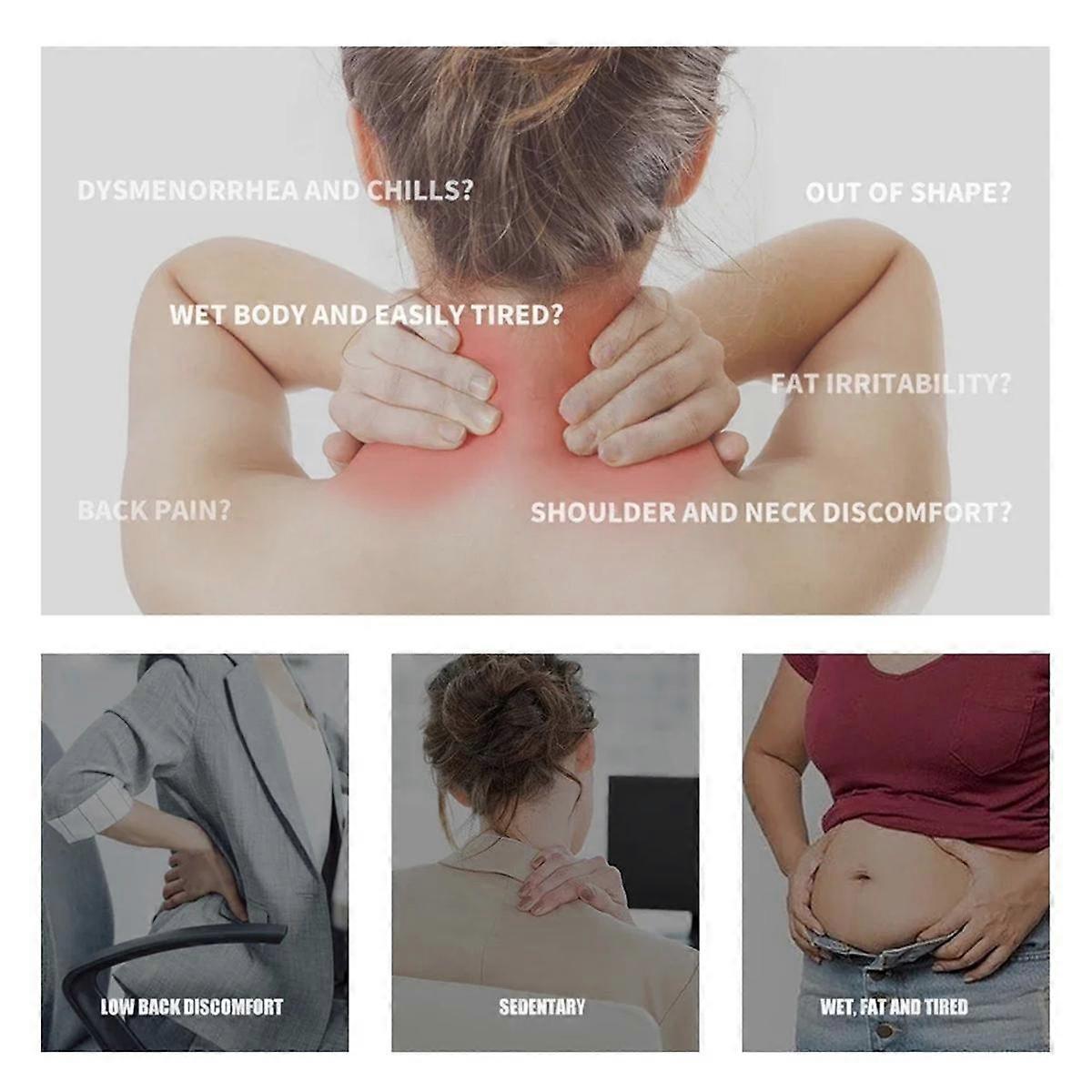 Electric Meridian Body Massager Vibrate Guasha Microcurrent Anti ...