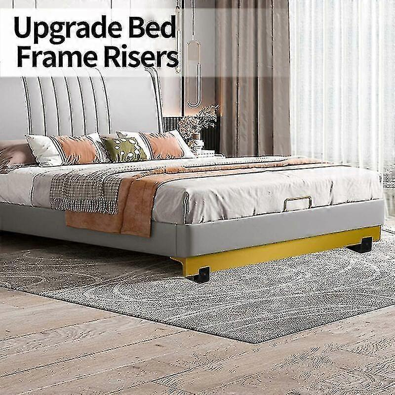 2 Inch Adjustable Bed Leg Riser, 5cm Heavy Duty Furniture Risers, Bed ...