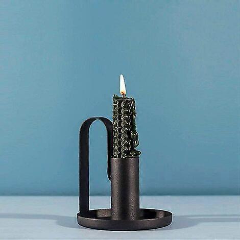 Vintage Candle Holder with Handle Iron Candle Holder with Handle Candle ...