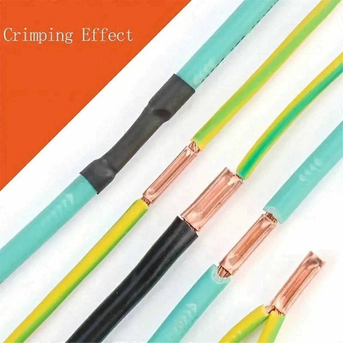 250pcs GT Copper Connecting Pipe Wire Joint Small Copper Tube Terminal ...