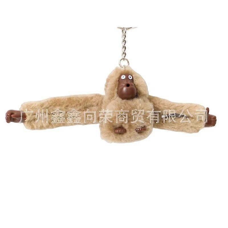 New Fun Creative Cute Girl Plush Toy Kipling Long Arm Monkey Keychain ...