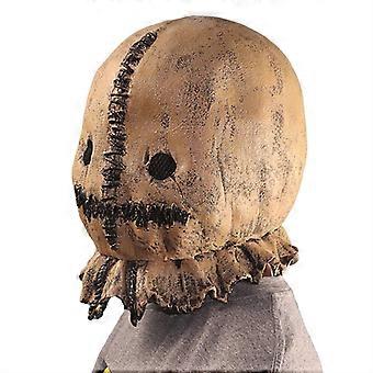 Horror Realistic Scarecrow Masks Cosplay Halloween Costume for Adult ...