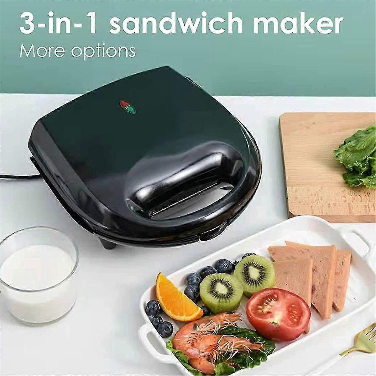 Breakfast Maker 2-slice With Nonstick Plates Sandwich Maker 750w ...