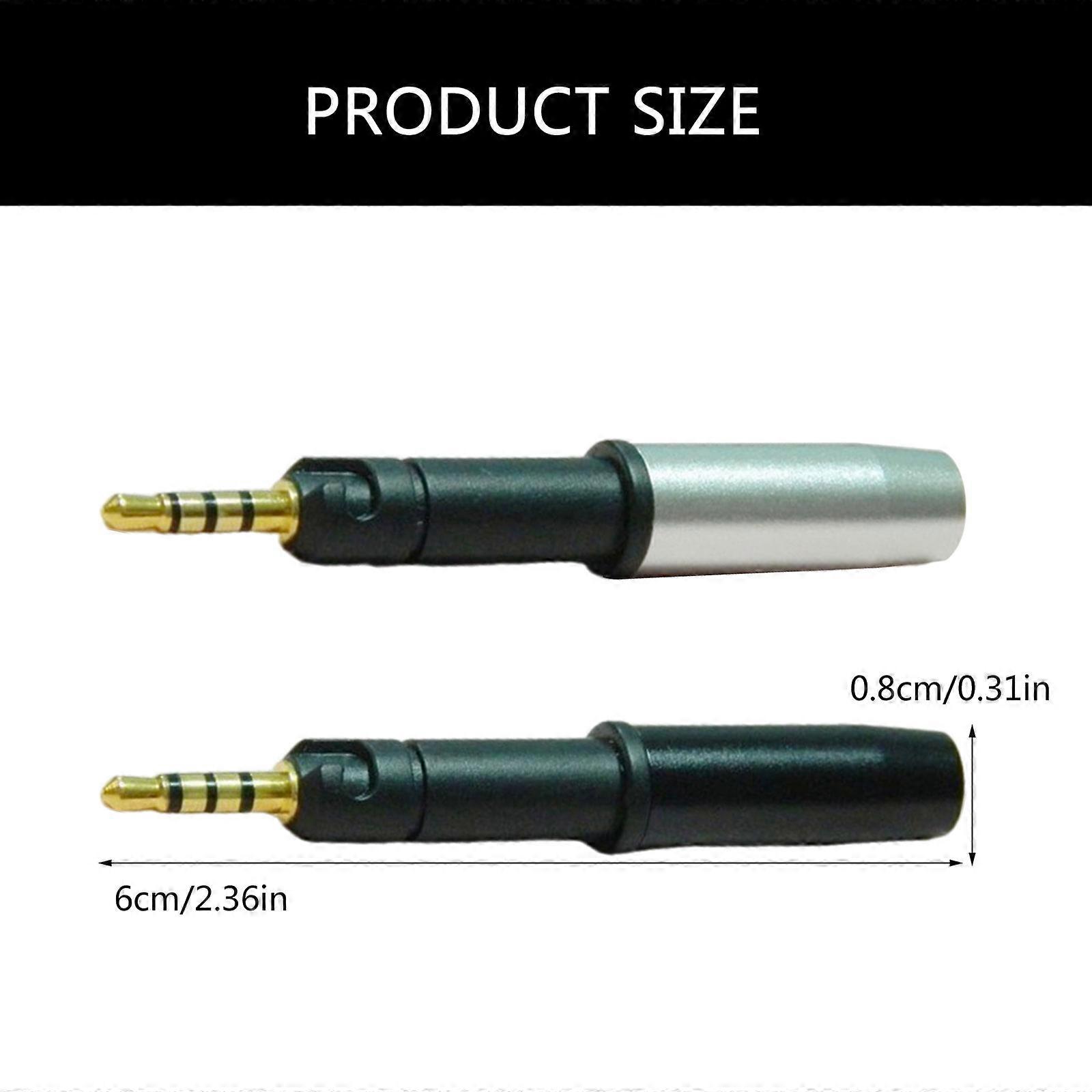 Professional Headphone Plug Gold Plate Stereo 3.5mm Male Plug for ...