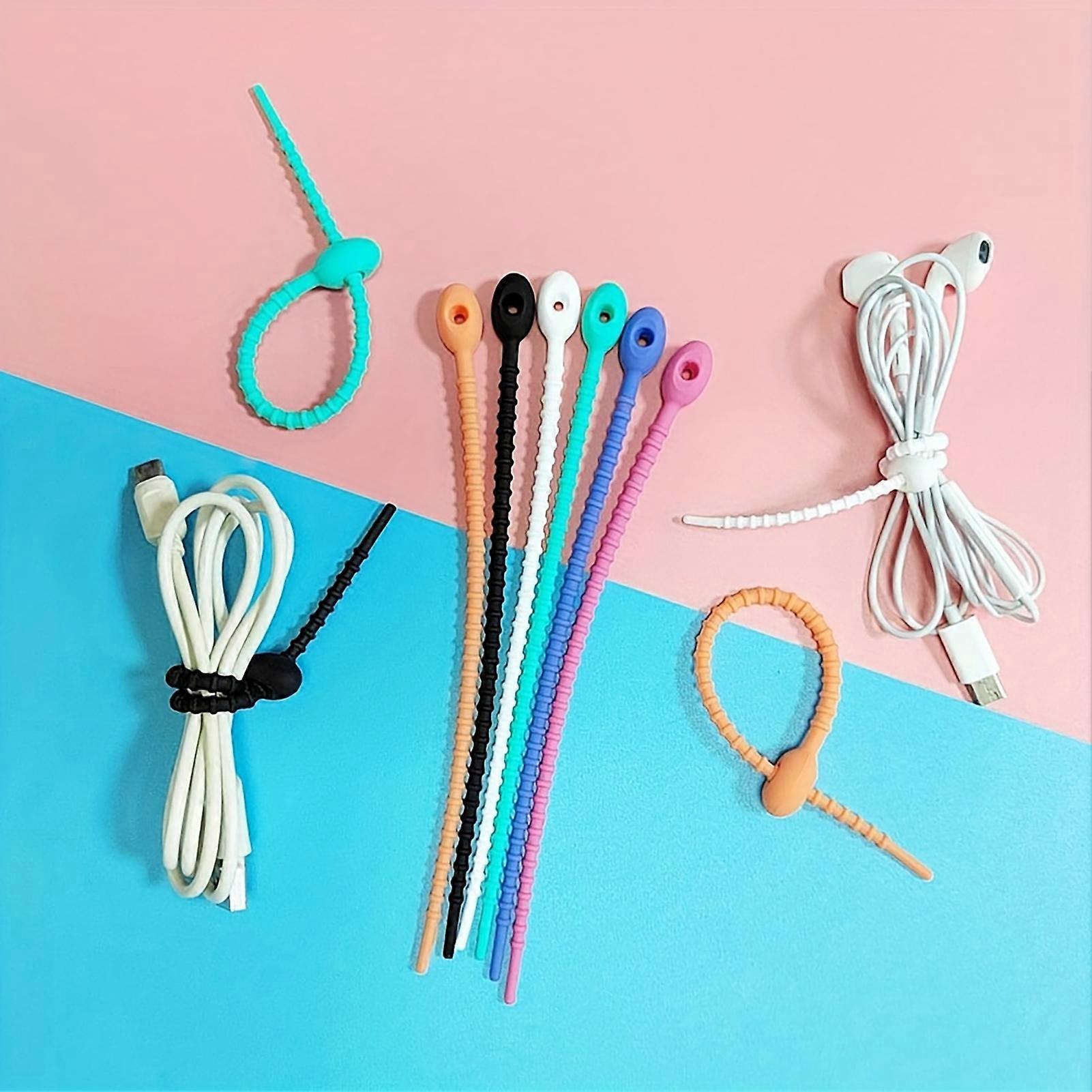 Self-Locking Wire Cable Zip Ties with Premium Material Cable Management Organizer Suitable for ...