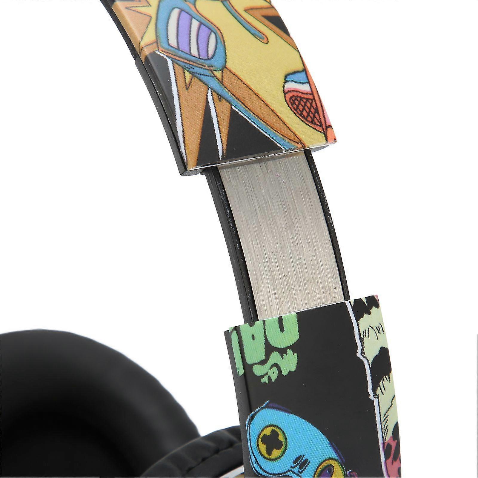 L750 Graffiti Bluetooth Headset RGB Lamp Support Memory Card LINEIN ...