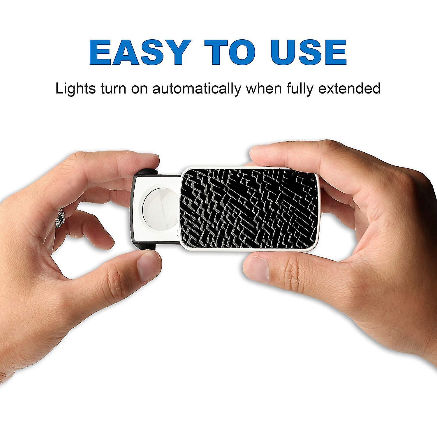 Magnifying Glass Eye Magnifying Glass Jewellers Slide Led Small Loupe ...