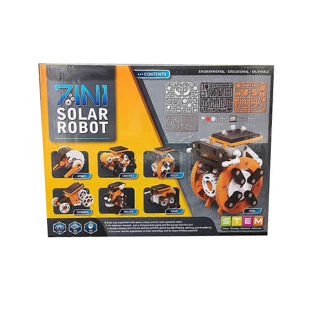 7 in 1 Solar Robot Toys for Kids Solar Robot Science Experiment Kit DIY ...