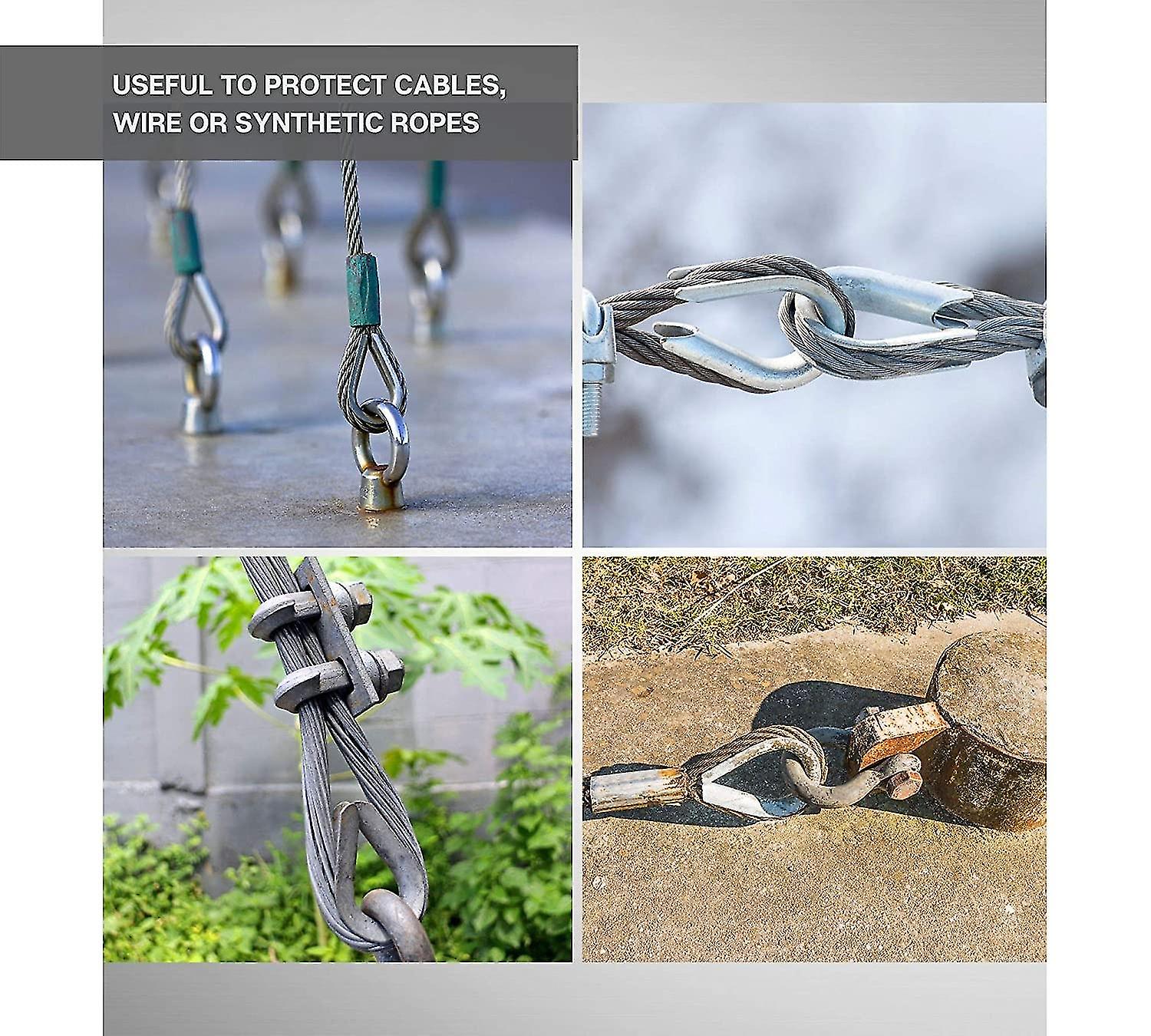 Industrial |heart Lug M6 |galvanized Steel Cable Protector | Diameter ...