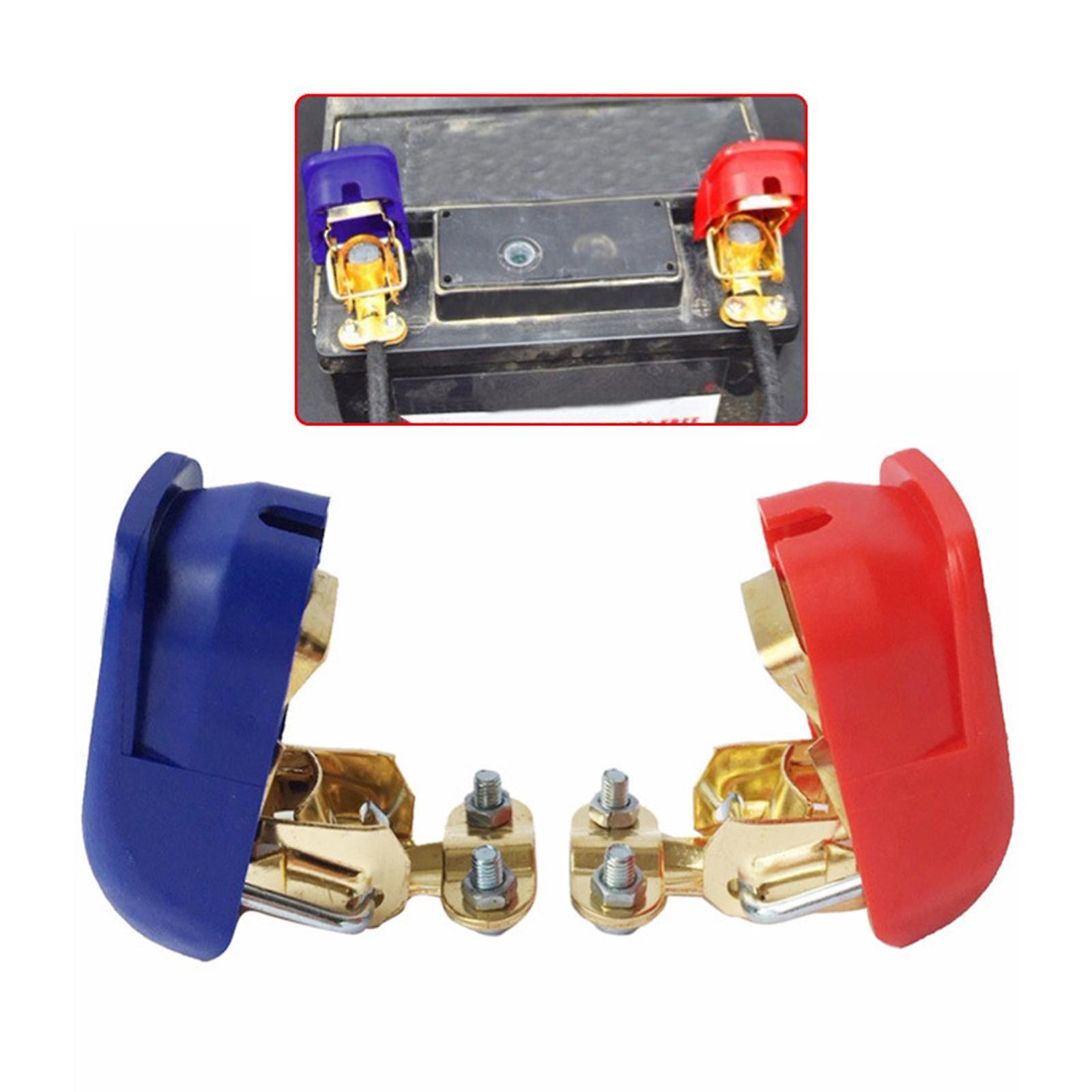 2X Quick Release Battery Terminals Clamps 12V Car Caravan Motorhome ...