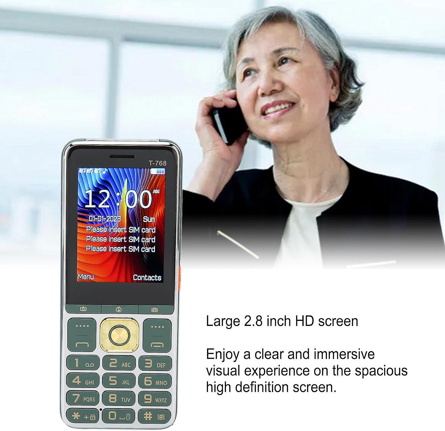 Odblokowany telefon komórkowy w podeszłym wieku, telefon komórkowy z ...