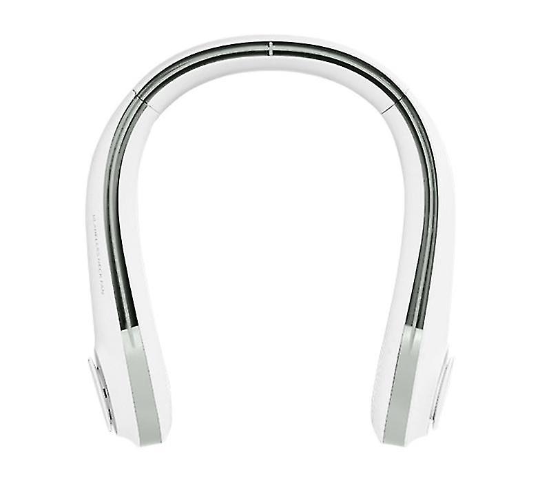 Wireless hanging neck double head turbo fan, usb rechargeable outdoor ...