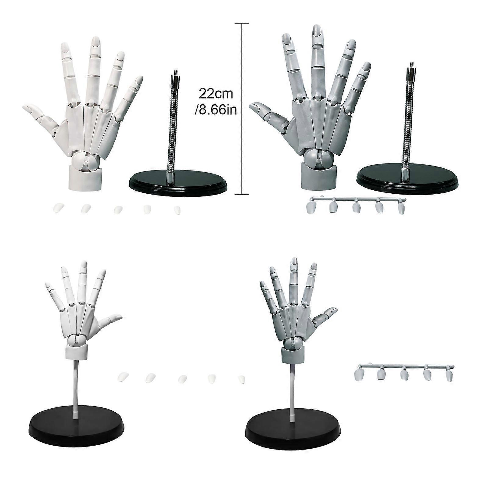 1:1 Flexible Right Hand Model, Joints Moveable Artists Manikin Hand ...
