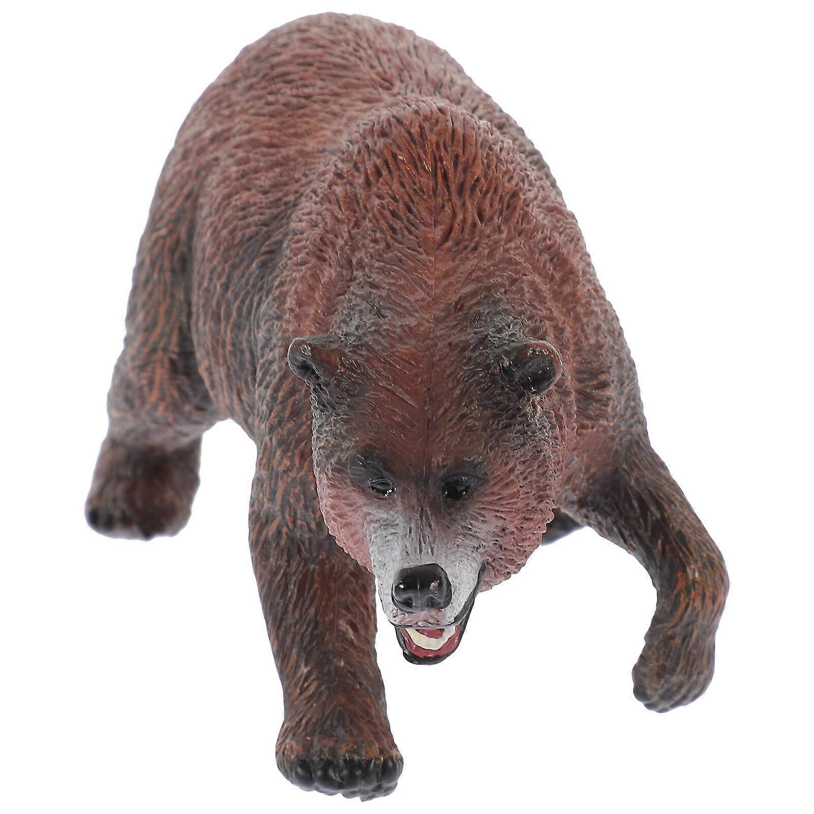 Garden Bear Figure Animal Figurine Garden Bear Decor Craft Bear Small ...