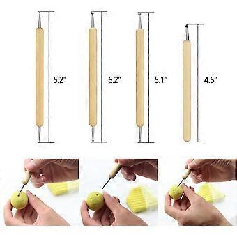Pottery and Clay SculptingTools Double Sided Tool Set Sturdy Toolkit cs ...