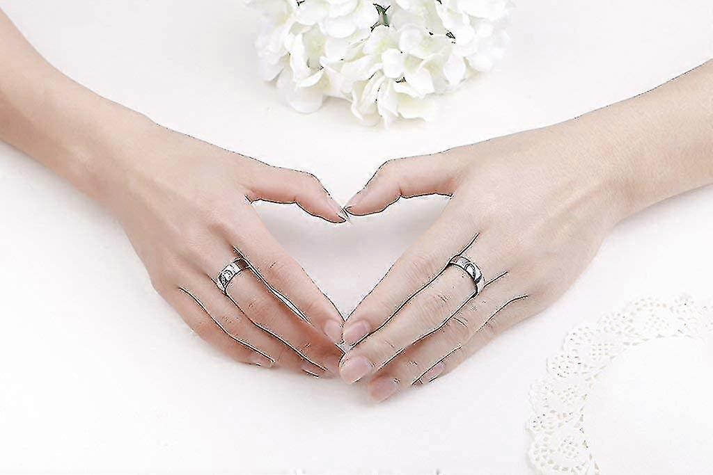 Matching Promise Rings For Couples Love You Forever Wedding Bands Sets ...